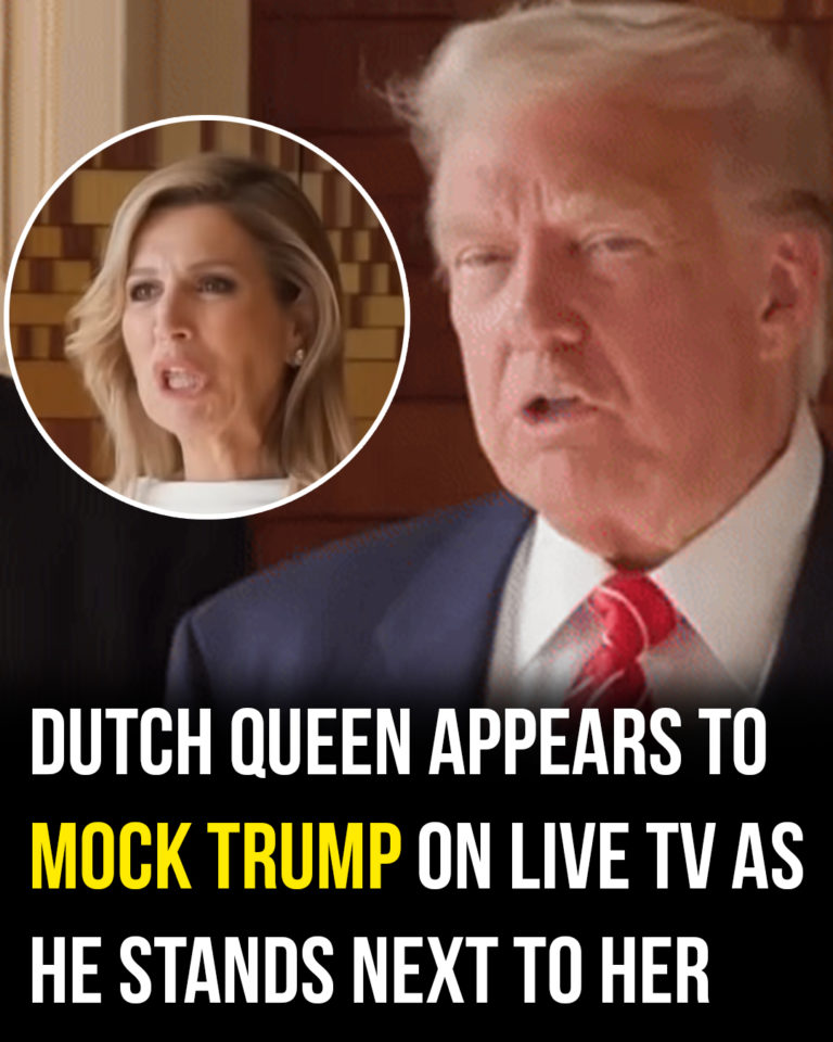 Dutch Queen appears to mock Trump on live TV - USA TODAY